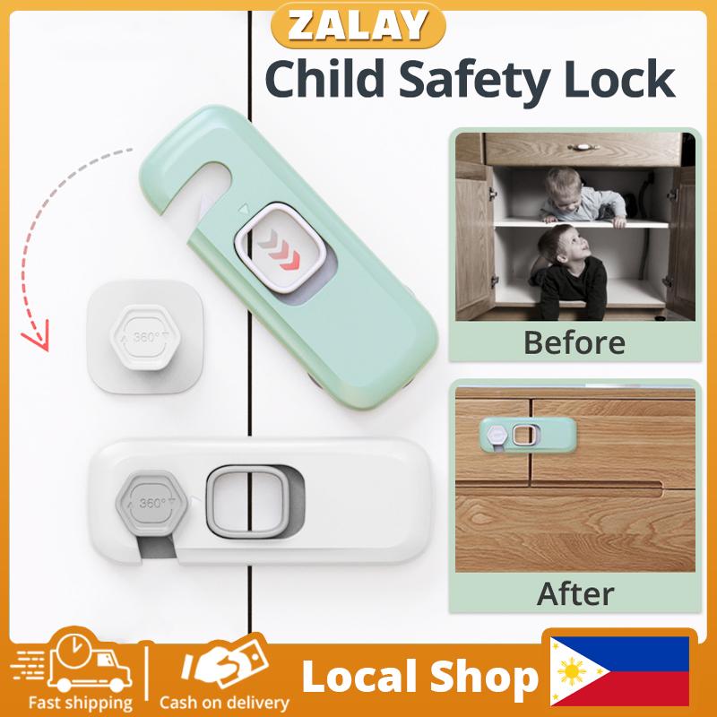 Child safety lock baby anti-clip hand open door lock cabinet - TikTok ...