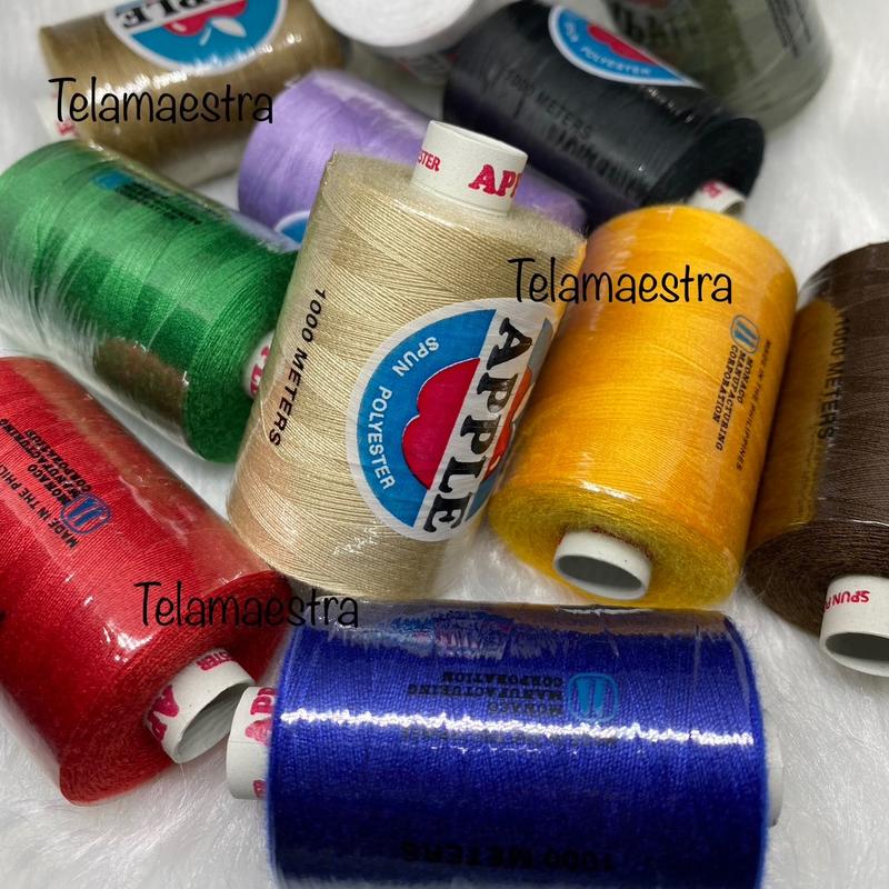 1pc. Apple Spun Polyester Sewing Thread Sinulid Tkt.120 (1000M ...
