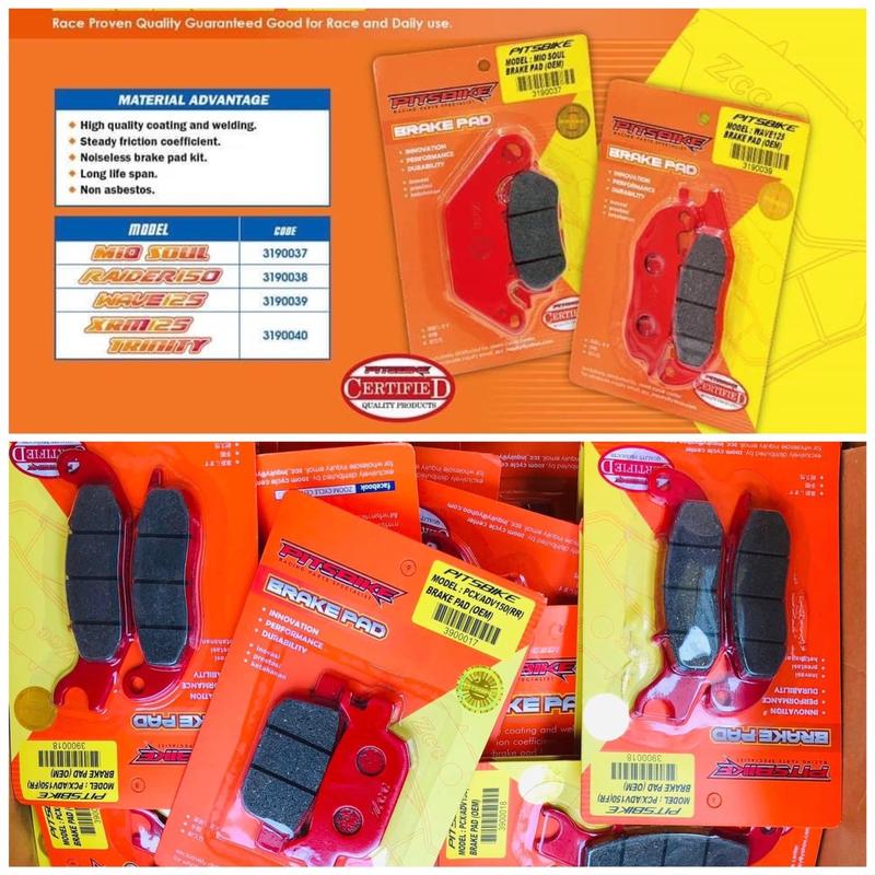Pitsbike OEM Brake Pad wave125 / Raider150 carb fi / Trinit - TikTok ...