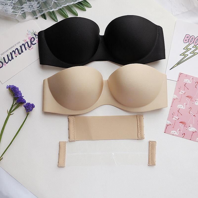 Strapless Invisible Bras For Women Push Up Bra Sexy Underwea - TikTok ...