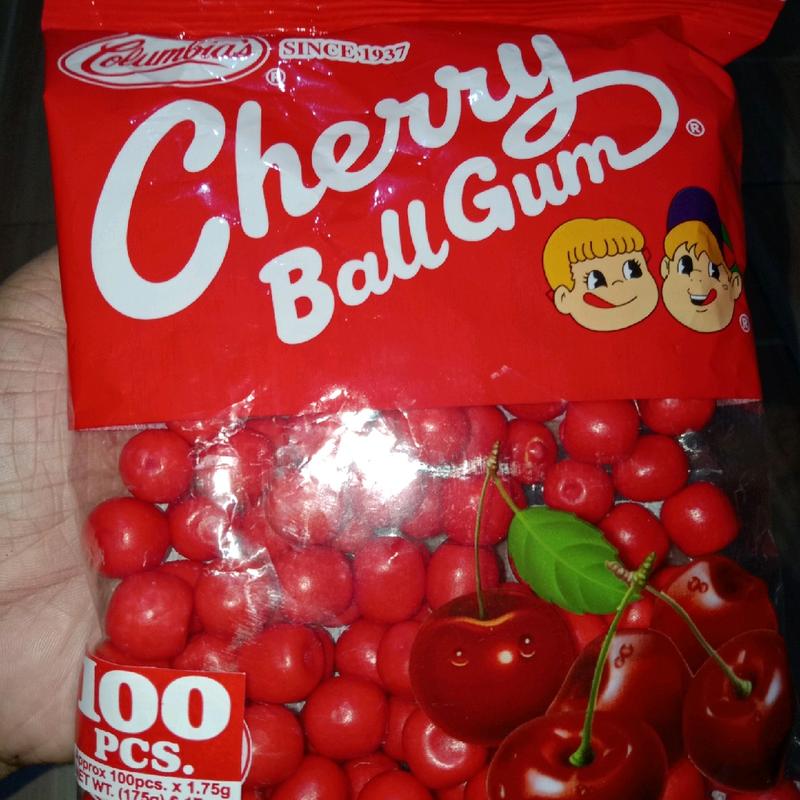Columbia's Cherry Ball Gum, Ping Pong Tropical Fruit 100 pcs - TikTok ...