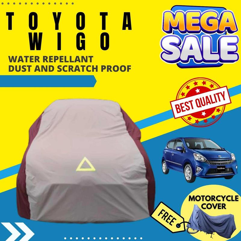 TOYOTA WIGO CAR COVER HIGH QUALITY WATER REPELLANT DUST PROO - TikTok ...