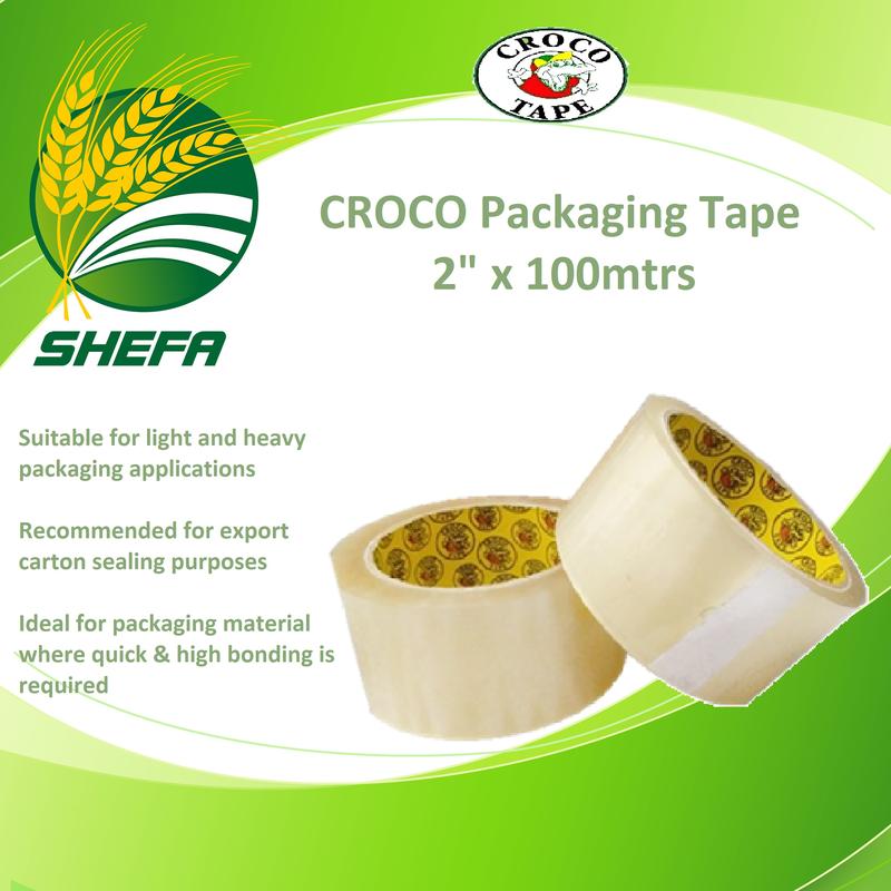 Croco Packaging Tape 2" x 100mtrs, Clear - TikTok Shop Philippines