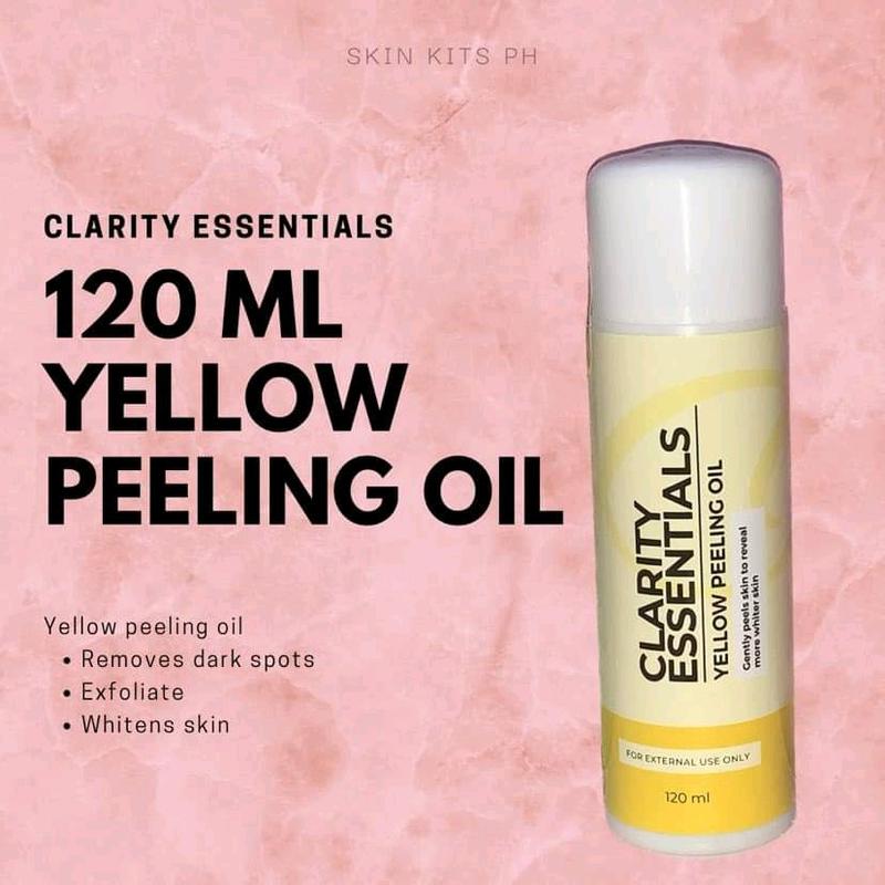 120ML yellow peeling oil Clarity Essentials - TikTok Shop Philippines