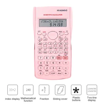 DEXIN KK-82MS-D Scientific Calculator Colorful Pastel Calculator School ...