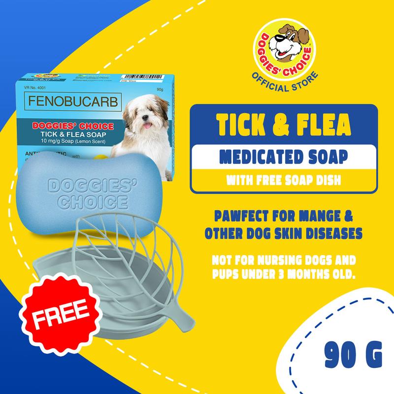 Doggies' Choice Tick & Flea Medicated Soap - 90g - TikTok Shop Philippines