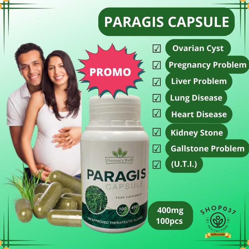 Shop037 Original PARAGIS (Buy 1+1) Capsule 100, 400mg Nurture's ...