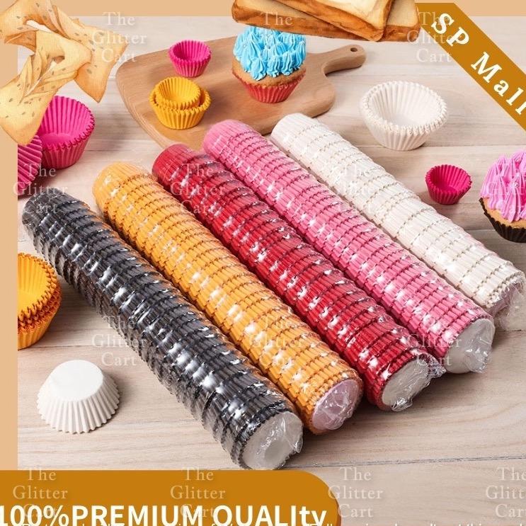 1000pcs/500pcs Paper Cupcake Liner Baking Muffin Tray Cake Chocolate ...
