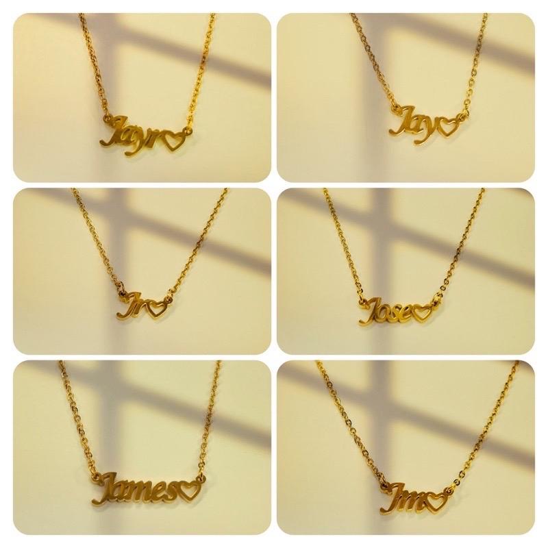 Alreadymade Necklace Name for Men Jr Jayr Jake Jay Jerald James ...