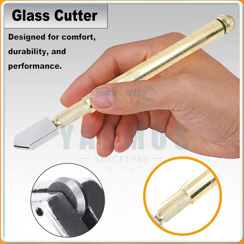 Diamond Glass Cutter Origina tile cutter Handle Hand Tool Gold - TikTok ...