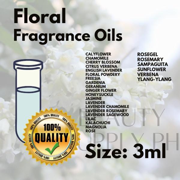 3ml Floral Fragrance Oils Sample Tester Size For Perfume / Candle ...