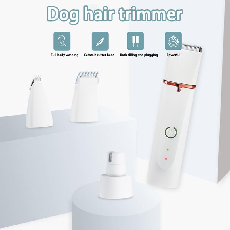 4 in 1 Pet Dog Razor Hair Trimmer for Dogs Professional Pet Clipper ...