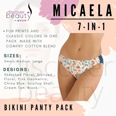 Avon MICAELA 7-in-1 BIKINI Panty Pack TikTok Analytics Profile by EchoTik
