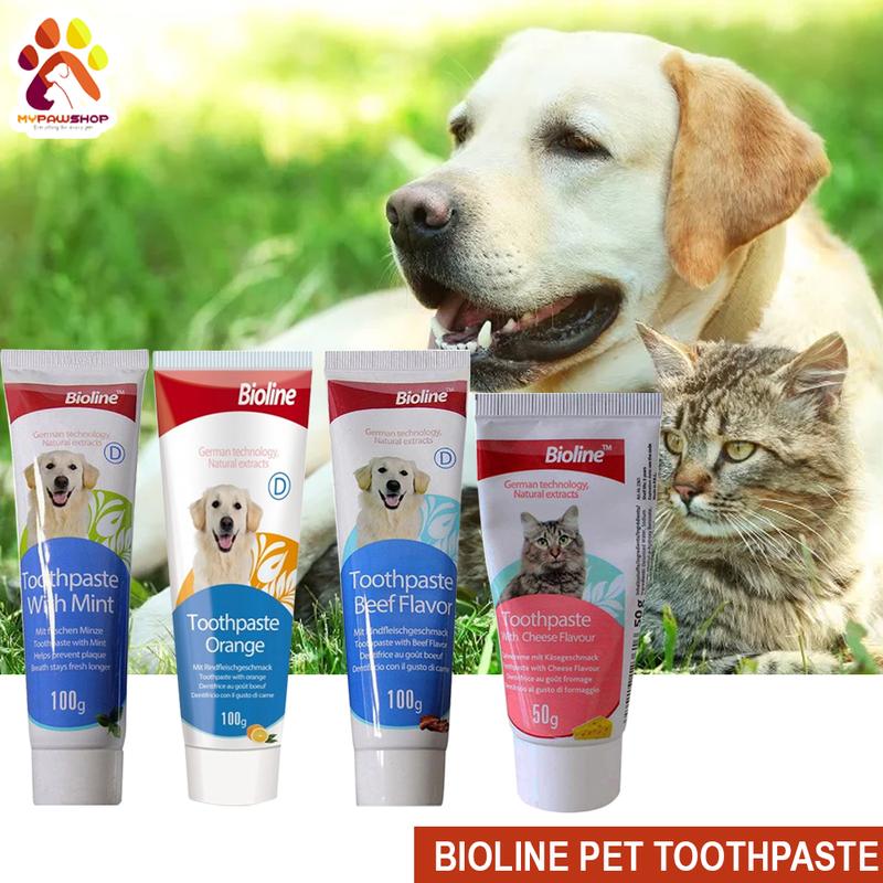 PAW HERO Bioline Toothpaste Dental Care Pet Dog Toothpaste 100/50g ...