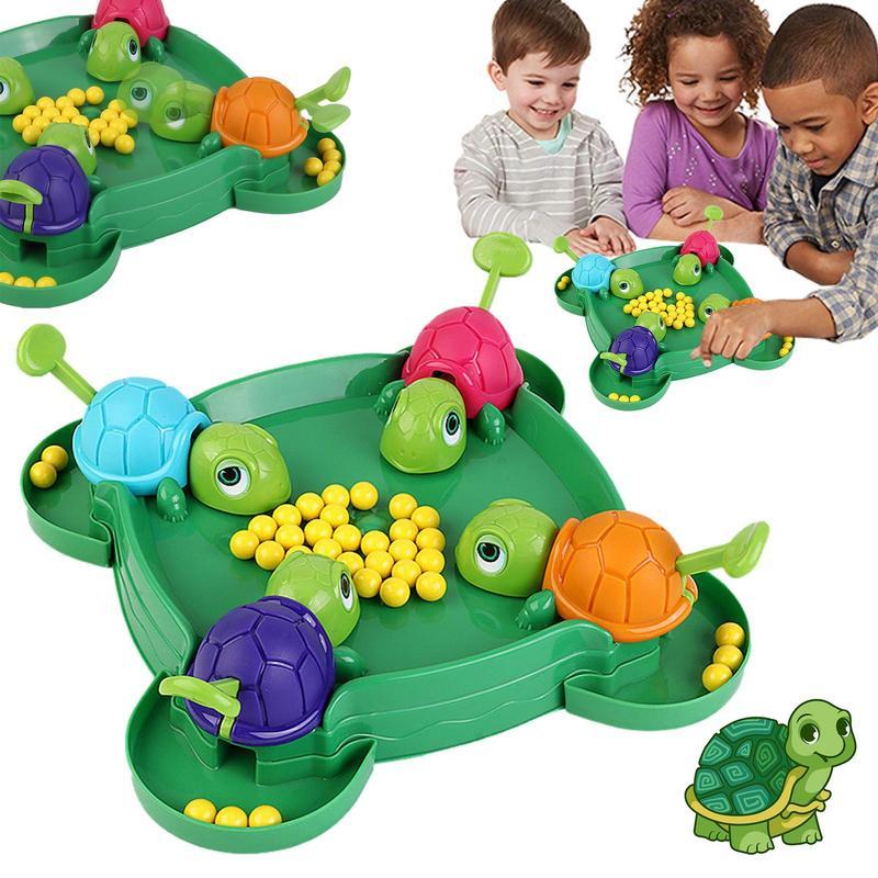 Hungry Turtle Board Games Turtle Snatching Bean Ball Table Game ...