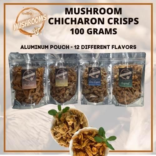 100 GRAMS CRISPY MUSHROOM CHICHARON CHIPS BY HEALTHY HIVE - (ALUMINUM ...