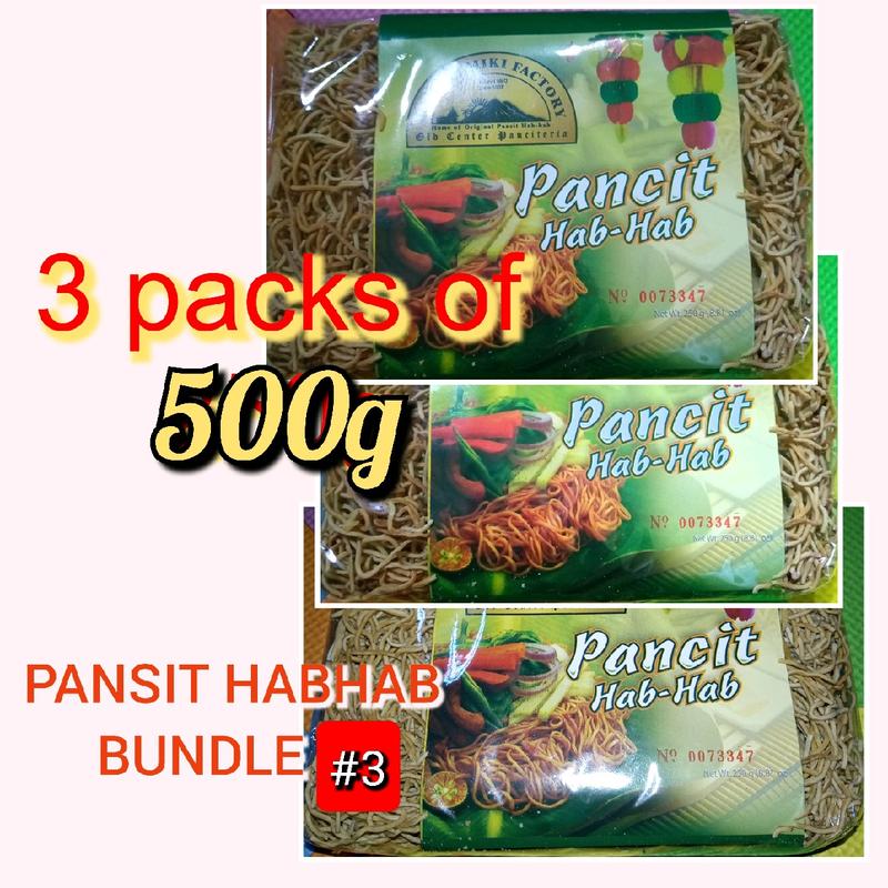 Pansit habhab Bundle #3 3 packs of 500g Pansit habhab Lucban - TikTok ...