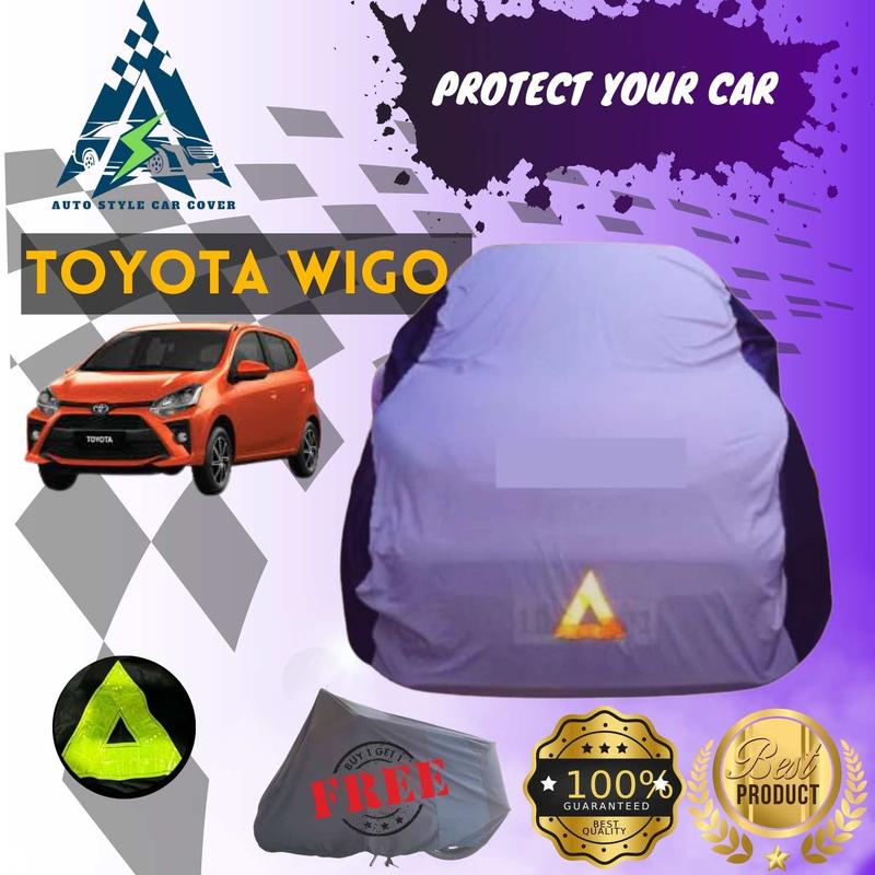 TOYOTA WIGO CAR COVER WATER REPELLANT PLUS FREE MOTOR COVER - TikTok ...