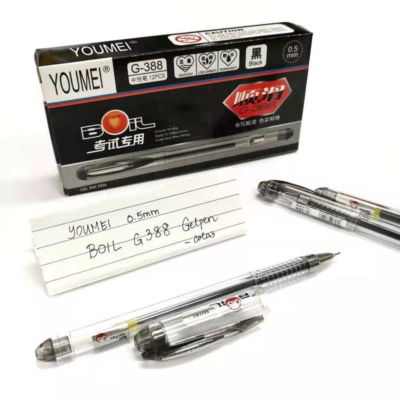 12pcs YOUMEI 0.5MM G-388 BOIL GEL SIGN PEN FOR SCHOOL OFFICE - TikTok ...