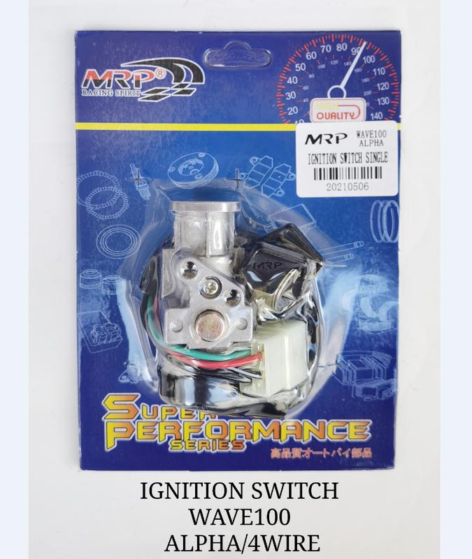 IGNITION SWITCH SINGLE WAVE100 ALPHA-4WIRE MRP MOTORCYCLE PARTS ...