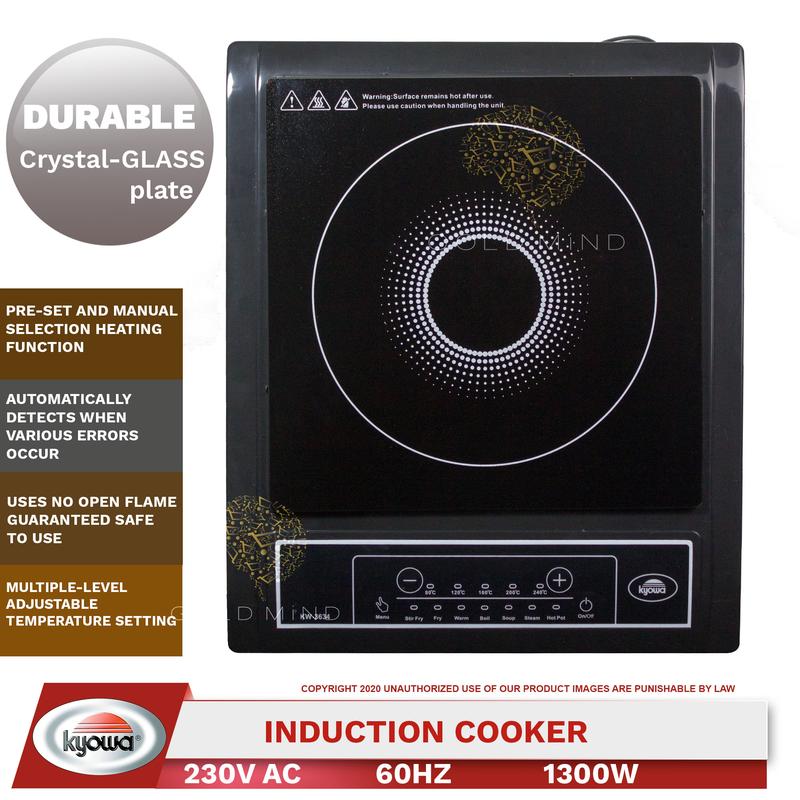 Kyowa Cooker Induction Cooker DURABLE crystal GLASS plate (1300W ...