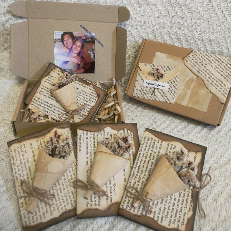 Greeting Booklet With Vintage Inspired Box - TikTok Shop Philippines
