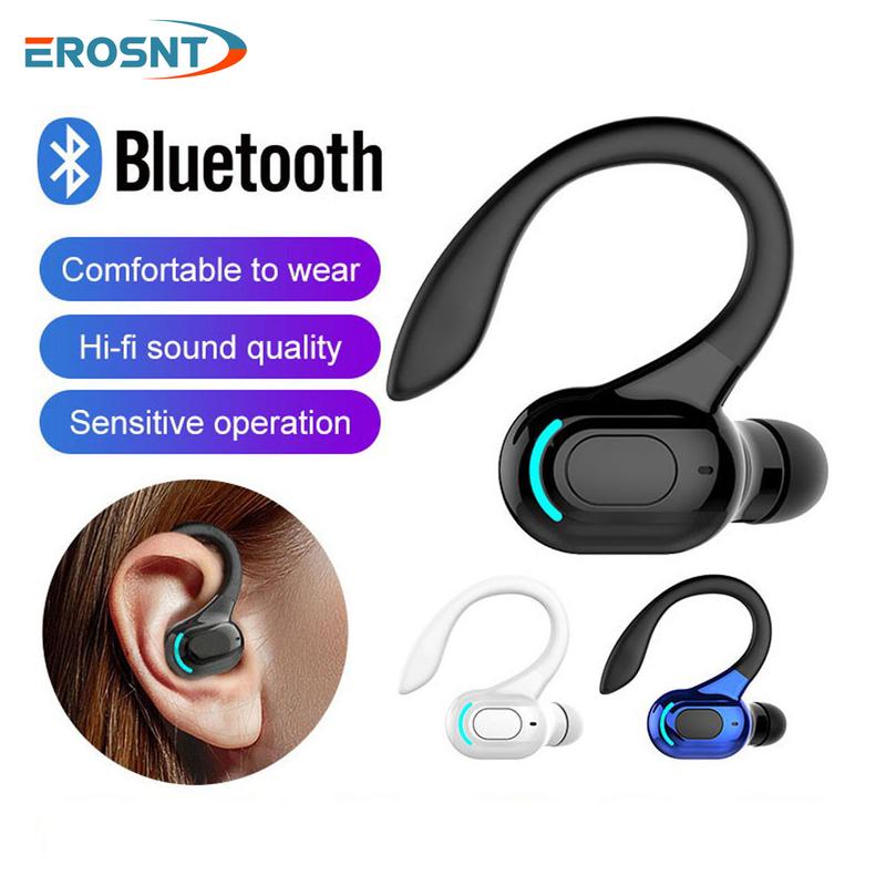 F8 Wireless Bluetooth 5.2 Earphones Single Ear Hook Business - TikTok ...