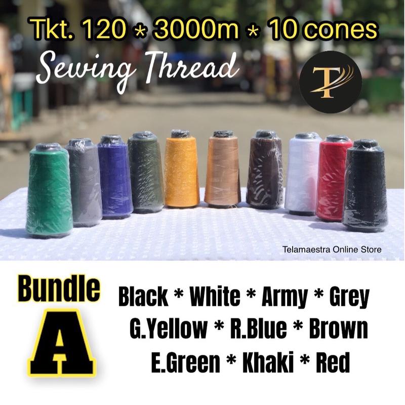 [10pcs.] Sewing Thread Sinulid Tkt.120 3000m - TikTok Shop Philippines