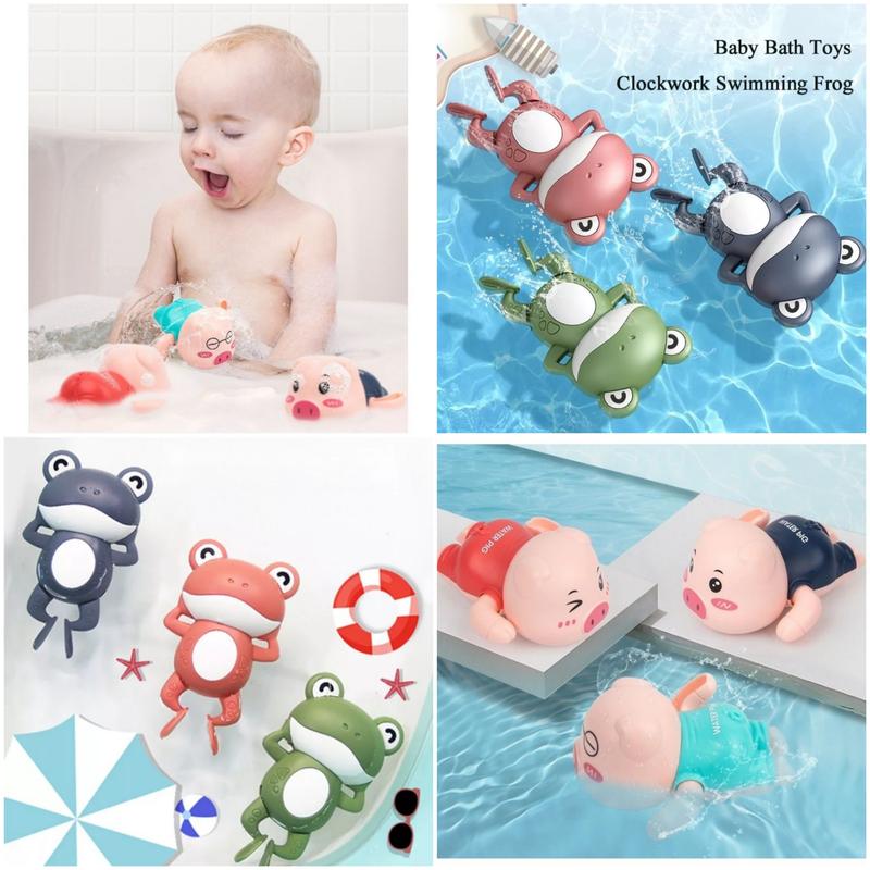 Cute Frogs Baby Bath Toys for Kids Swimming Bath Beach Toys - TikTok ...