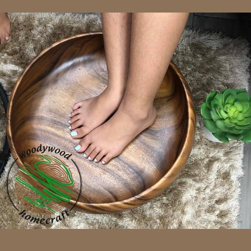 Foot Basin Calabash bowl Massage Scrub Spa Rinse bowl wash tub - TikTok ...