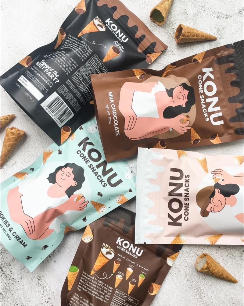 Konu Mini Krunch and Dessert Cone Snacks - TikTok Shop Philippines