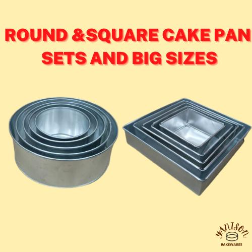 ROUND PAN / SQUARE PAN / BROWNIE MOLDER / ROUND CAKE MOLDER - TikTok ...