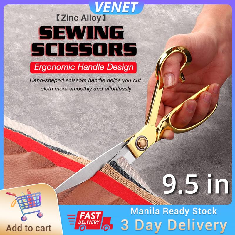 9.5 in Pro Sewing Scissors Stainless Steel Scissors Fabric Cutting ...