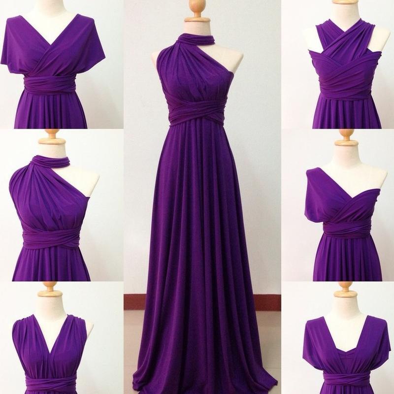 VIOLET Infinity Dress with Attached Tube Floorlength - TikTok Shop ...