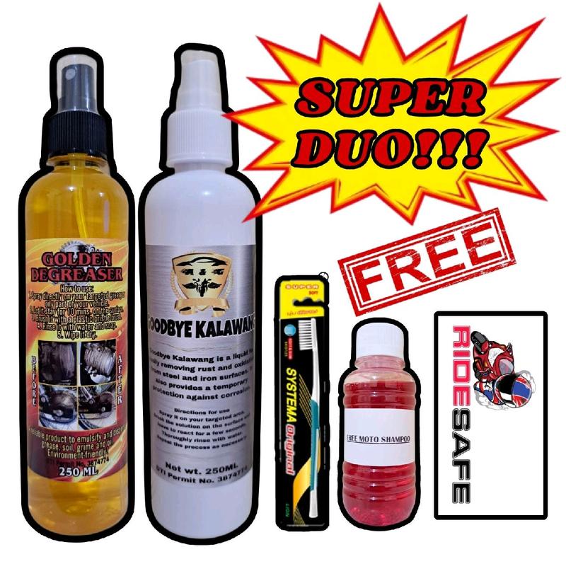 Super Duo (Goodbye kalawang & Golden degreaser) - TikTok Shop Philippines