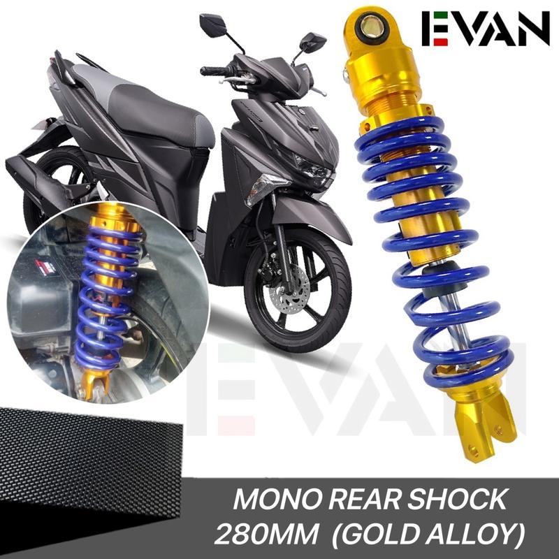 MOTOSPEED REAR MONO SHOCK ABSORBER FOR MIO/BEAT FI/CLICK/SKYDRIVE/FINO ...