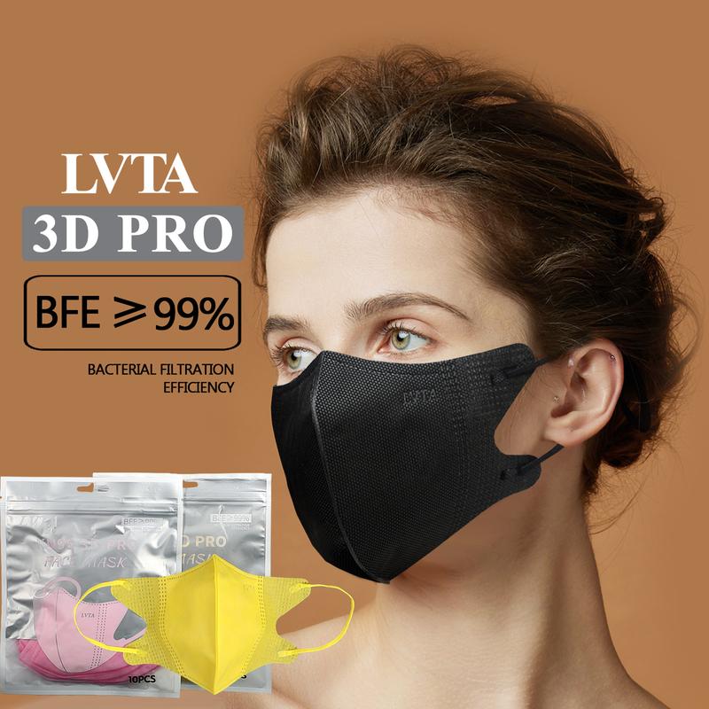 LVTA 10PCS 3D Pro Face Mask Korean style face lifting protective ...