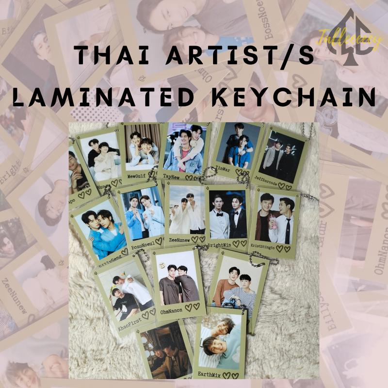 Thai Artist/s LAMINATED KEYCHAIN (COUPLE) - TikTok Shop Philippines