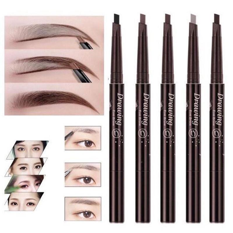 Triangle Eyebrow Double-headed Eyebrow Pencil Automatic Waterproof ...