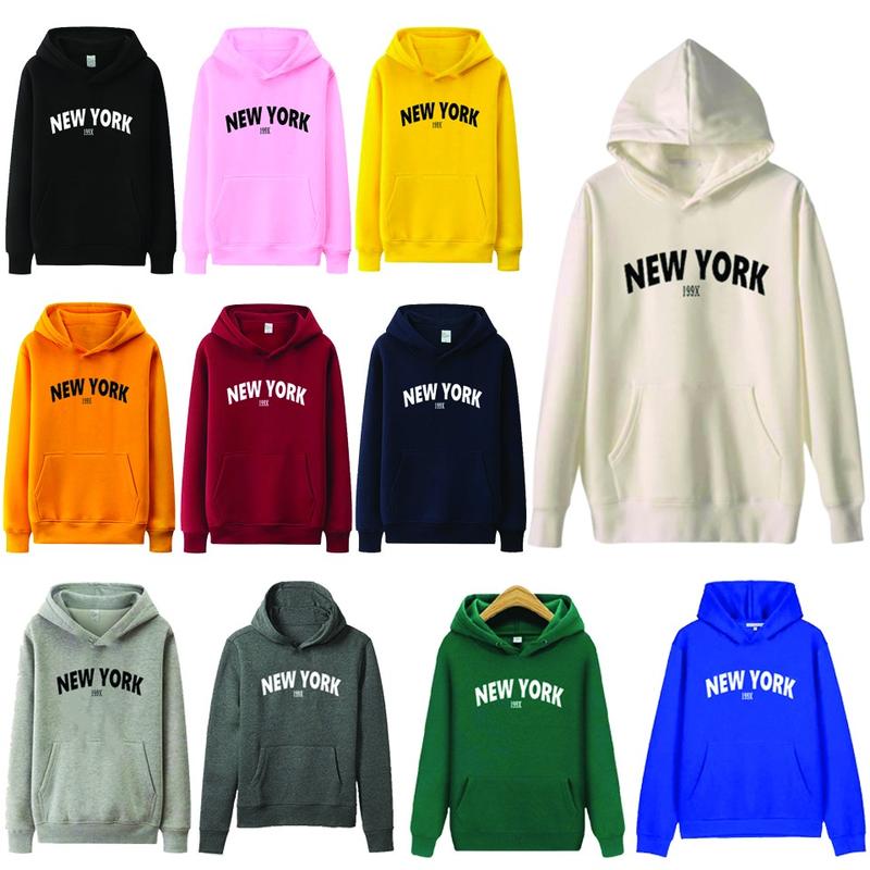 NY DESIGN HOODIE JACKET WITHOUT ZIPPER - TikTok Shop Philippines