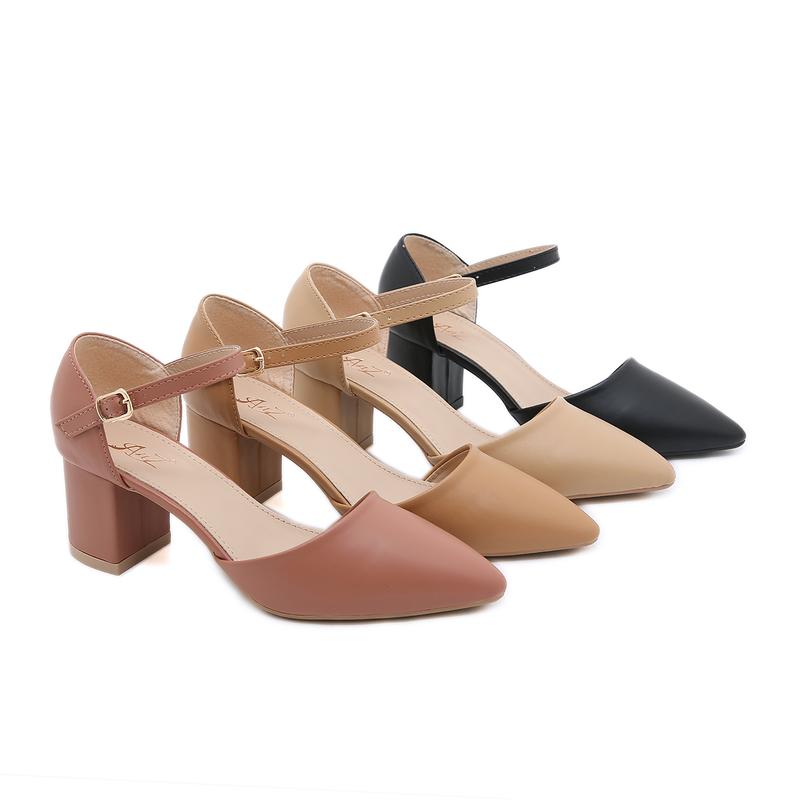 POINTED LEATHER 2 INCH HEELS - TikTok Shop Philippines