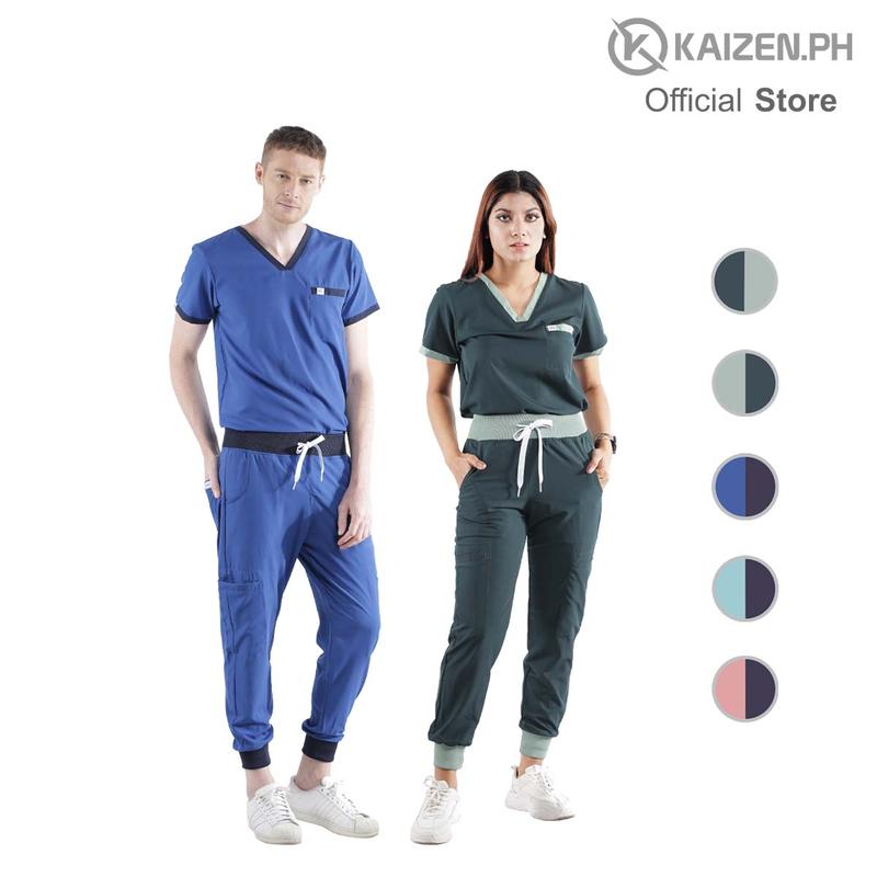 2nd Gen Scrub Suit KSS2G-08 AMBOY CUT 2-TONE TOP, CARGO JOGGER - TikTok ...