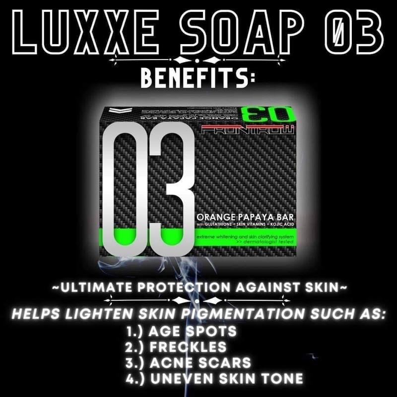 LUXXE SOAP #3 Front Row Soap - TikTok Shop Philippines