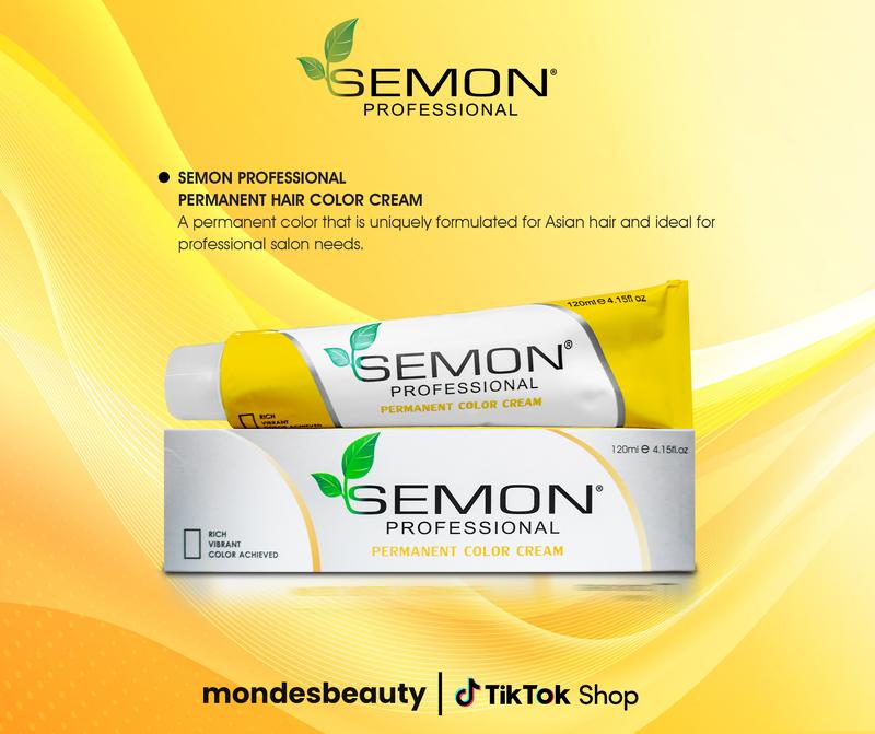 Semon Professional Permanent Hair Color Cream Fragrance Free - TikTok ...