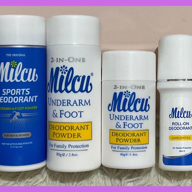 Milcu Foot and Underarm Powder and Milcu Roll-on Deodorant - TikTok ...