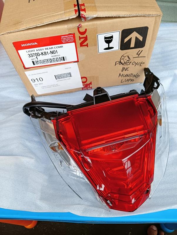 Tail Light Honda Beat FI V2 Genuine (33700-K81-N01) - TikTok Shop ...