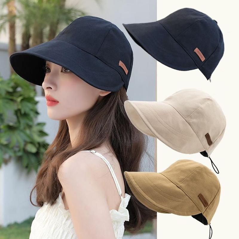 Topi kalis matahari UV untuk wanita, topi boleh lipat dan boleh ...