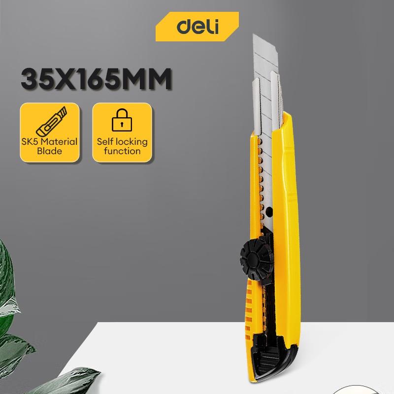 Deli 18mm Utility Knife Wallpaper Knife Tool Heavy Duty Cutter - TikTok ...