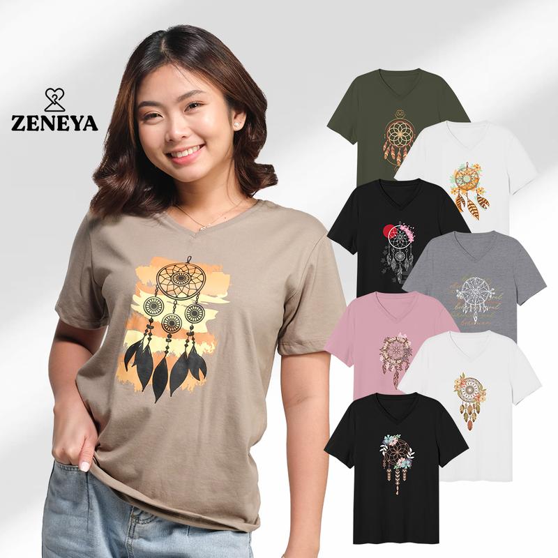 Zeneya Dream Catcher V Neck Shirt T Shirt Tshirt For Women Collection ...