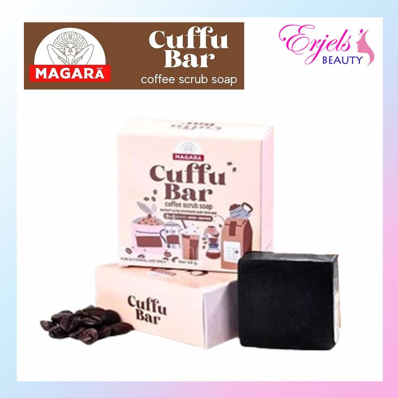 Magara Skin ️Cuffu Bar Coffee Scrub Soap 60g - TikTok Shop Philippines
